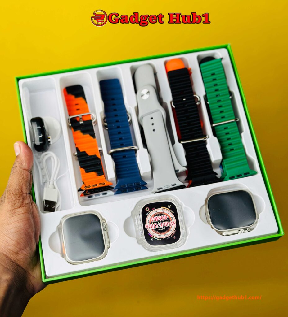 Y70 Ultra Couple Smartwatch with 13 Straps Latest Price