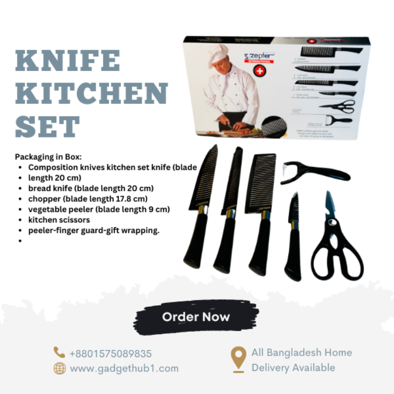 Kitchen Knife Set Price In Bangladesh - Gadget Hub One