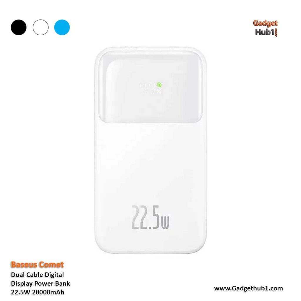 Baseus Comet Series Dual Cable Digital Display Power Bank