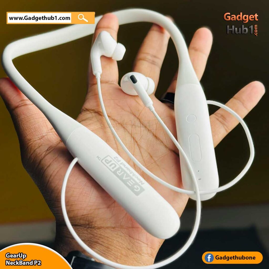 GearUP Neckband P2 With 1000mAh Battery Price In Bangladesh